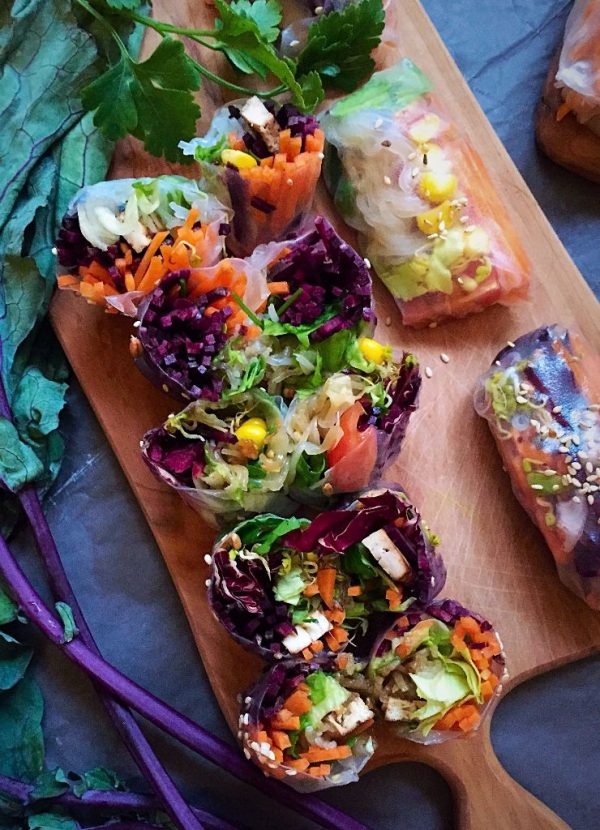 Summer Rolls with Thai Dipping Sauce | Annelina Waller