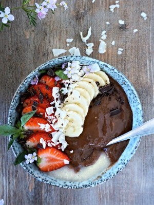 Raw chocolate pudding with psyllium husk | Annelina Waller